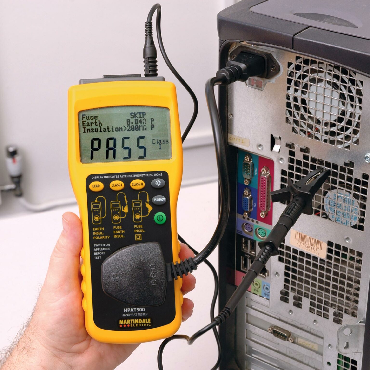 Martindale HPAT500/2 Simple Rechargeable PAT Tester – Martindale Electric