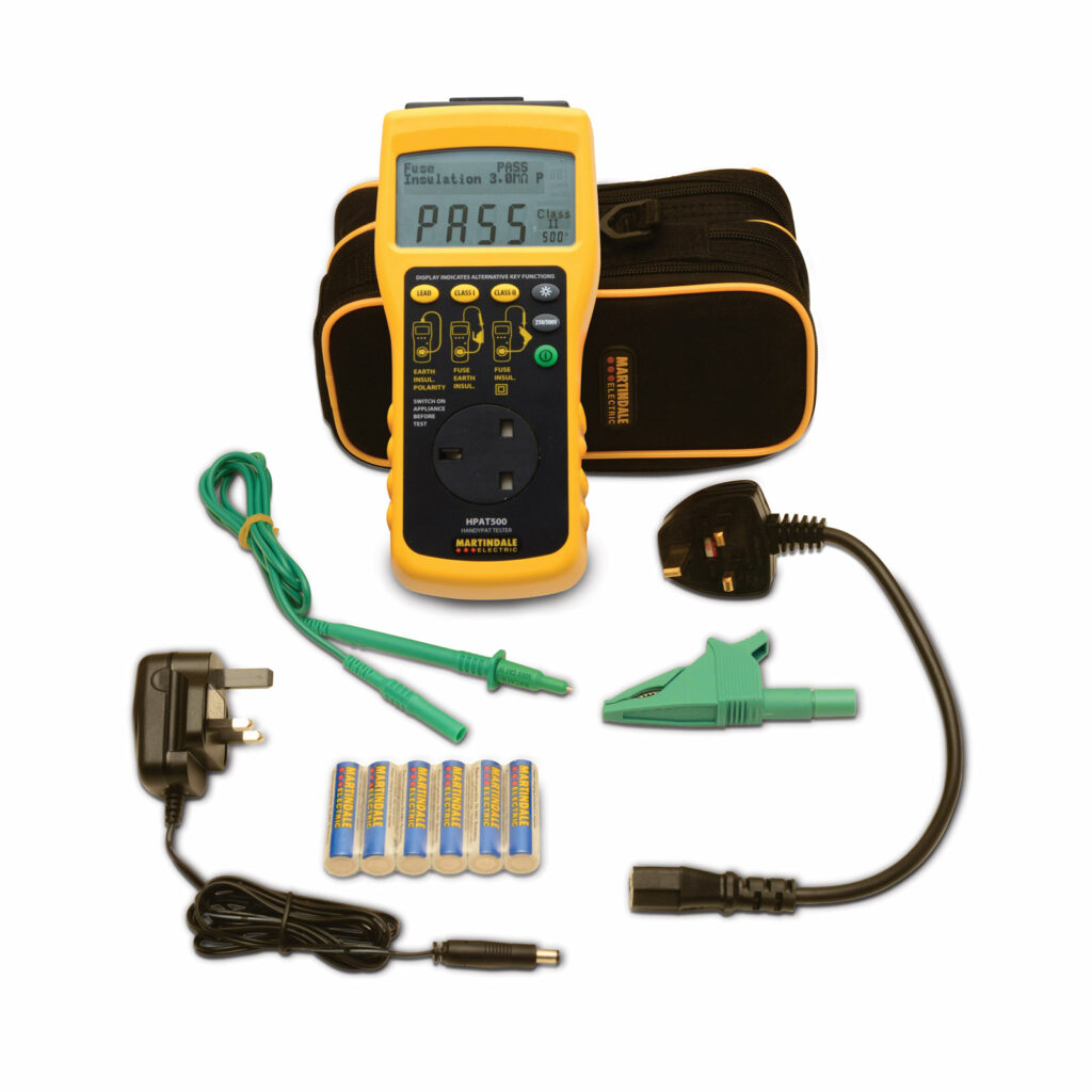 Martindale HPAT500/2 Simple Rechargeable PAT Tester – Martindale Electric